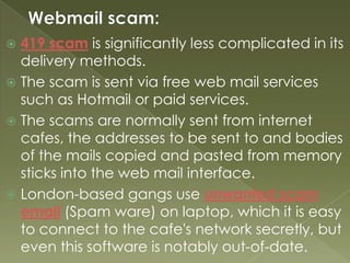 Operation of scam | PPT