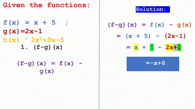Operation-on-function-Part-1.pptx grade 11 | PPTX | Physics | Science