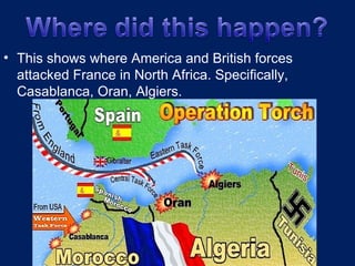 Operation Torch Map