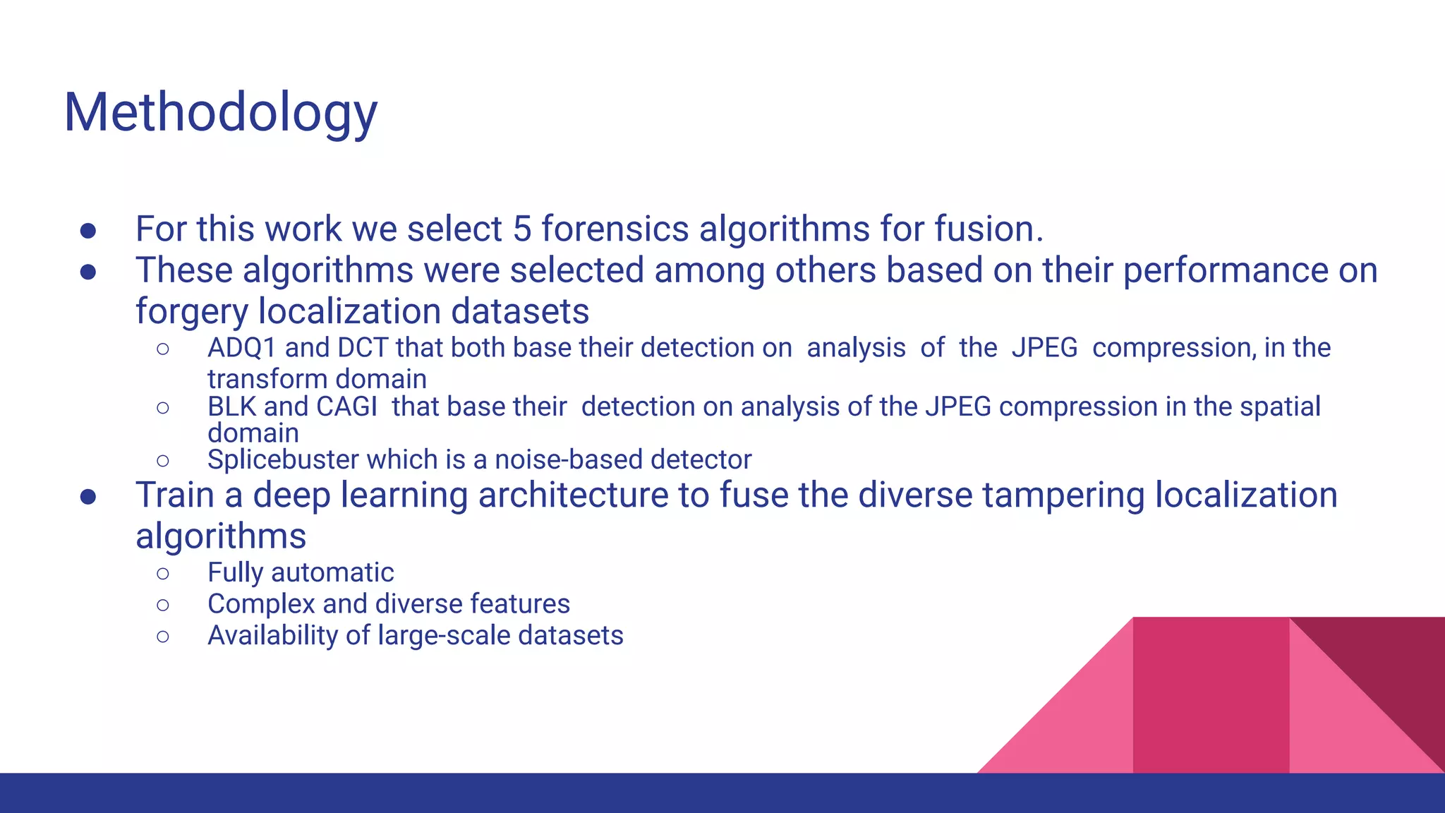Operation wise attention network for tampering localization fusion | PDF