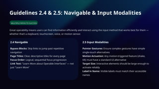 Operable Guidelines: Making Interfaces Easy to Use | PPTX