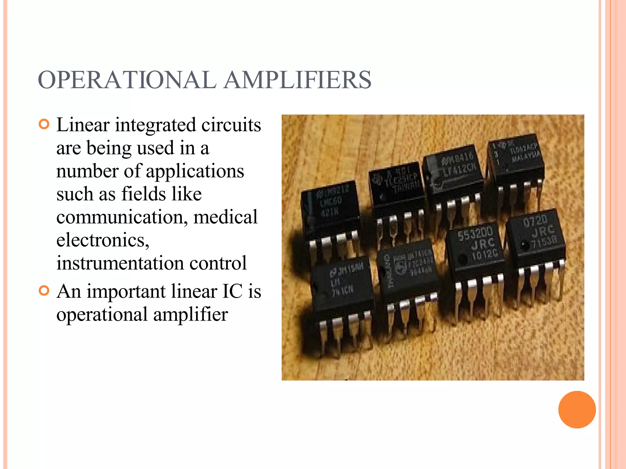 Operational Amplifiers And Logic Gates | PPT
