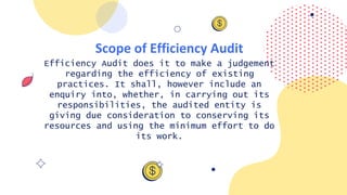 OPERATIONAL-AUDITING-AUDIT-OF-EFFICIENCY-PPT..docx.pptx | Business ...