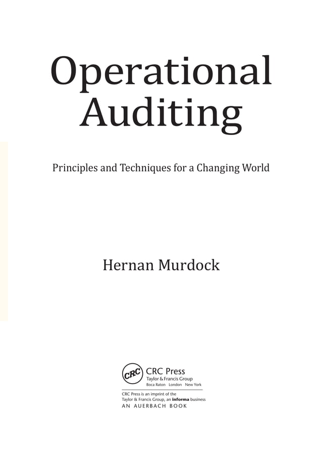 11000 Operational-Auditing-by-Murdock.pdf | Business Accounting & Finance | Business