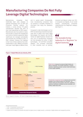 Operational Excellence through Digital in Manufacturing Industries | PDF