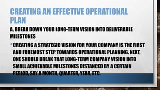 Operational-planning | PPTX