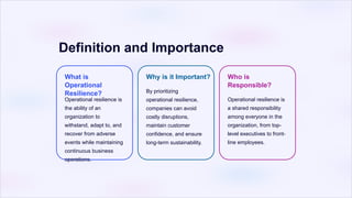 Operational Resilience | PPTX