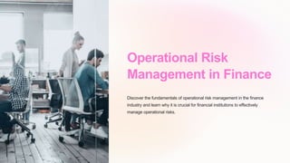 Operational Risk Management | PPTX