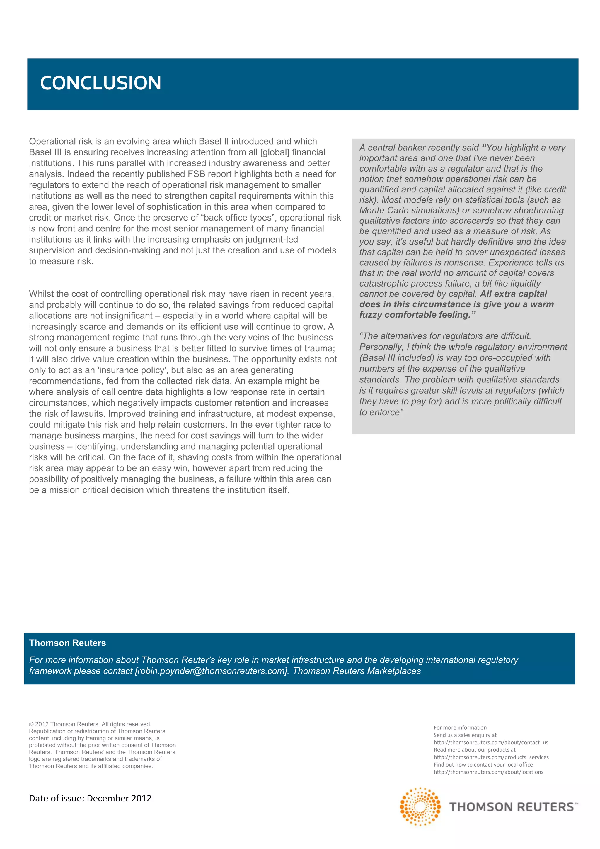 Operational risk-white-paper | PDF