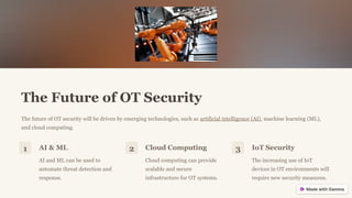 Comparing Operational Technology (OT) Security And Information ...