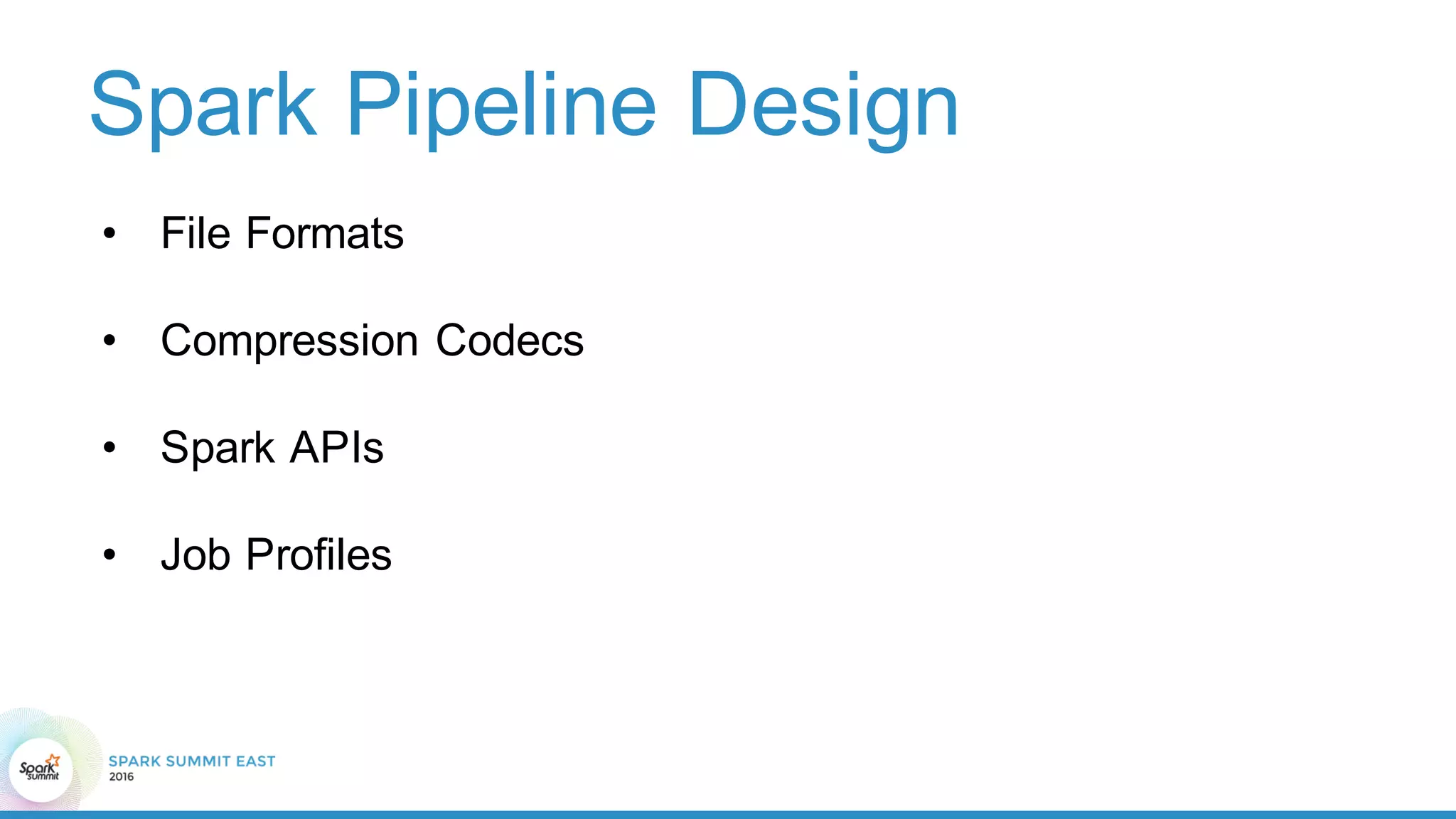 Operational Tips for Deploying Spark | PPT