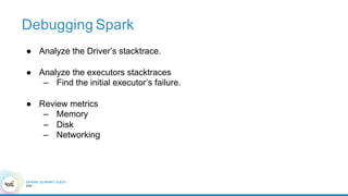 Operational Tips for Deploying Spark | PPT