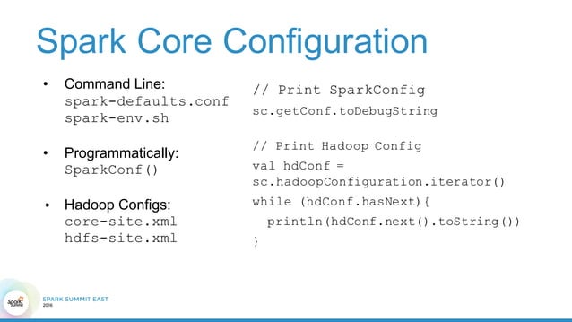 Operational Tips for Deploying Spark | PPT