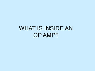 OPERATIONAL AMP.ppt