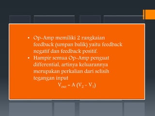 Operational amplifier | PPTX