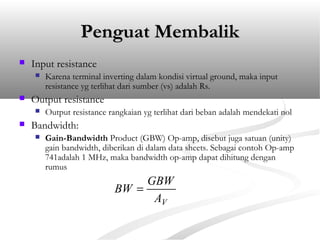 Operational amplifier | PPT