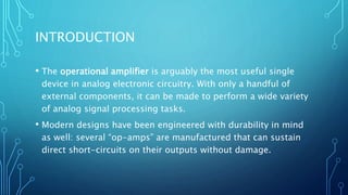 Operational amplifier | PPTX