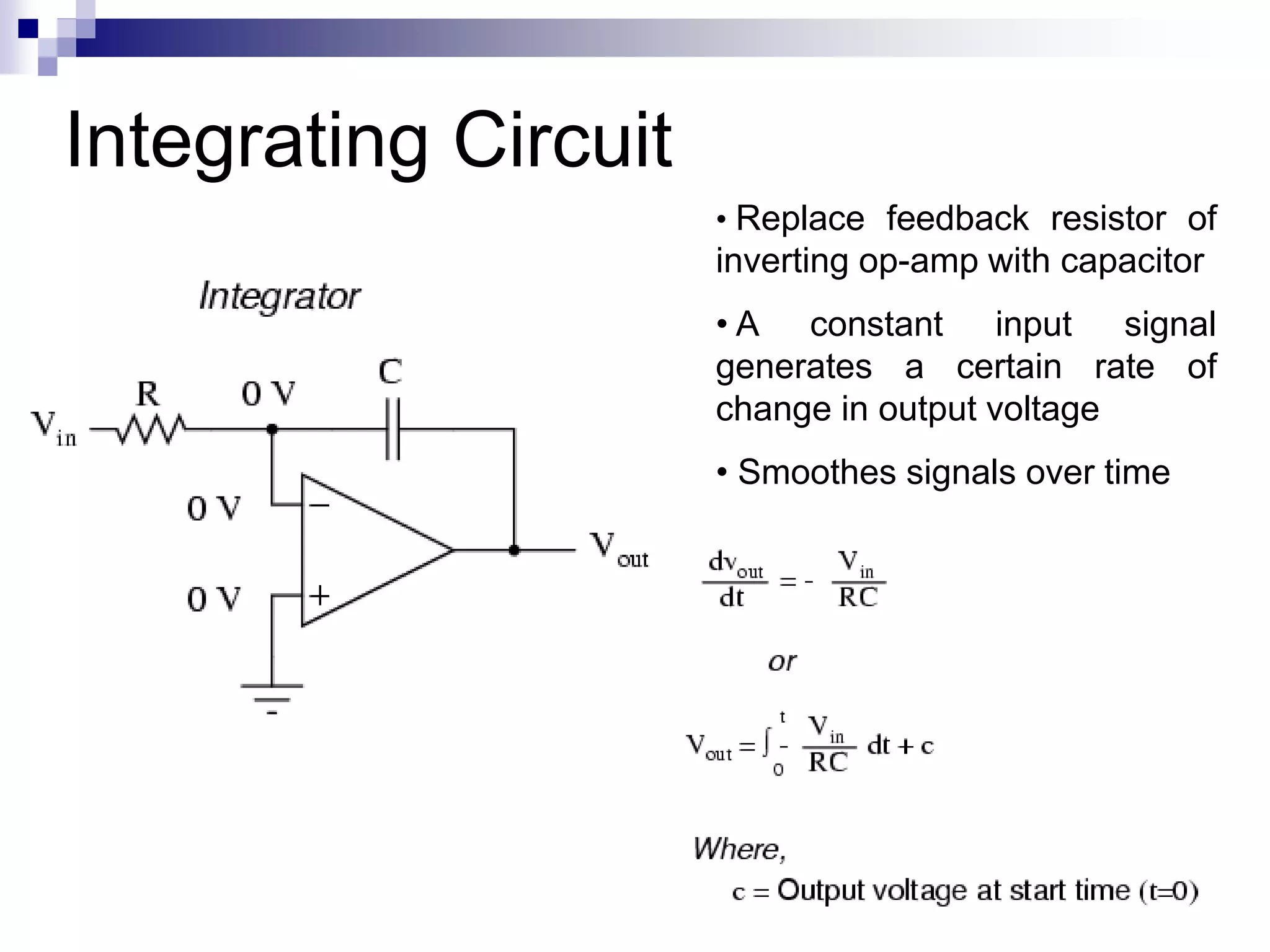 Operational amplifier | PPT