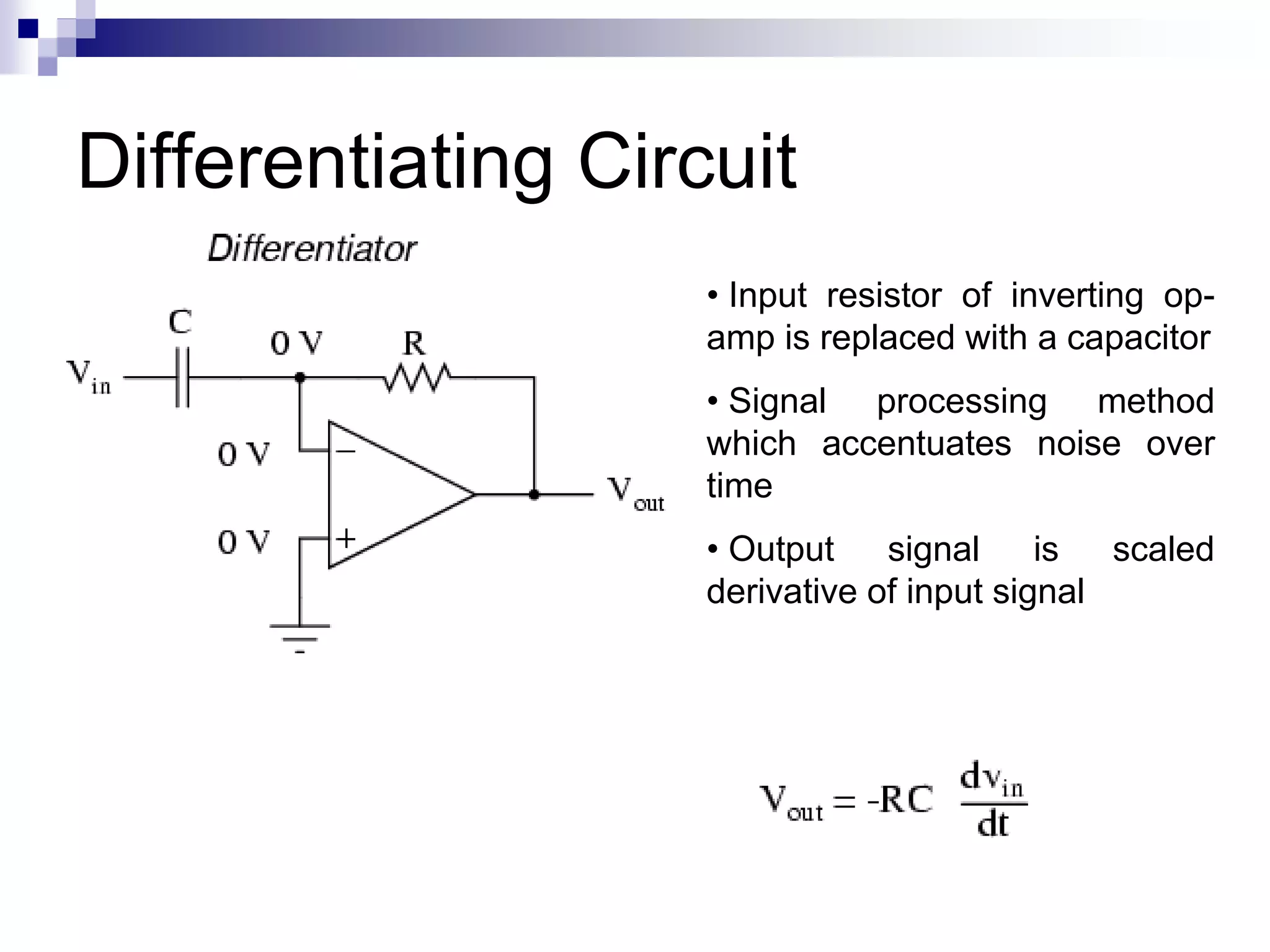 Operational amplifier | PPT