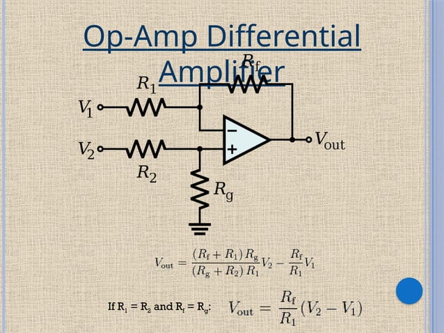In detail the operational amplifier.pptx