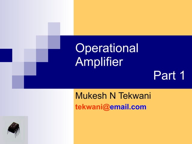 Operational Amplifier Part 1 | PPS