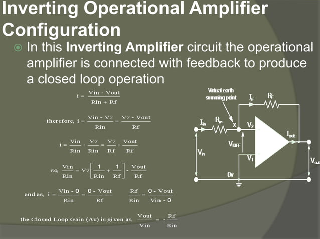 Operational Amplifier Part 01 Ppt
