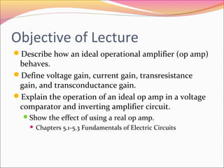 Operational amplifiers | PPT