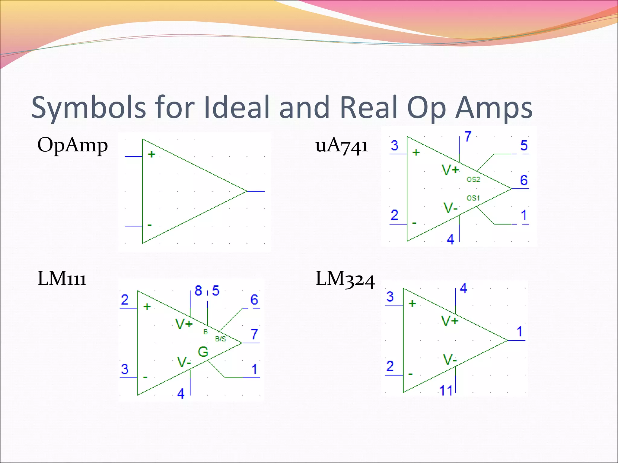 Operational amplifiers first LIC lecture slides | PPT