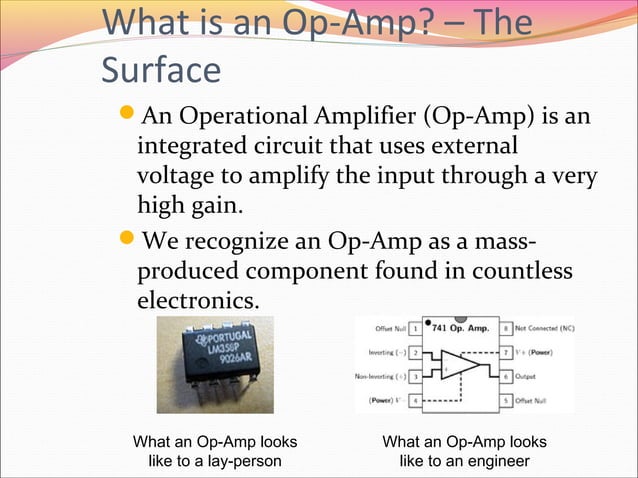 Operational amplifiers first LIC lecture slides | PPT