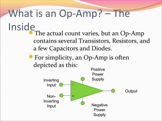 Operational amplifiers first LIC lecture slides | PPT