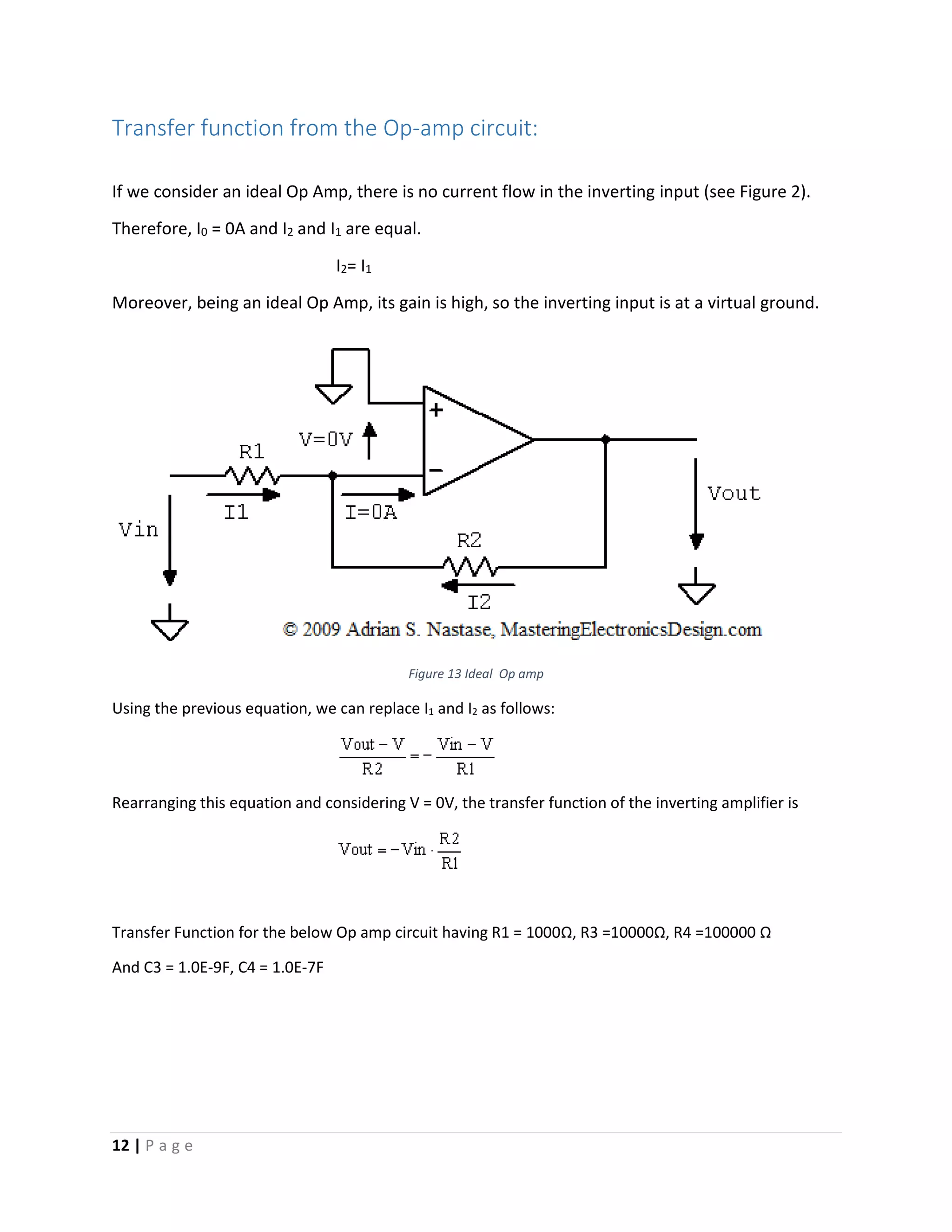 Operational Amplifiers with MATLAB | PDF