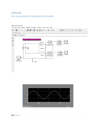 Operational Amplifiers with MATLAB | PDF