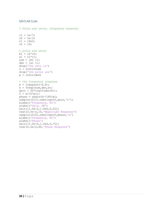 Operational Amplifiers with MATLAB | PDF | Digital Audio | Computer ...