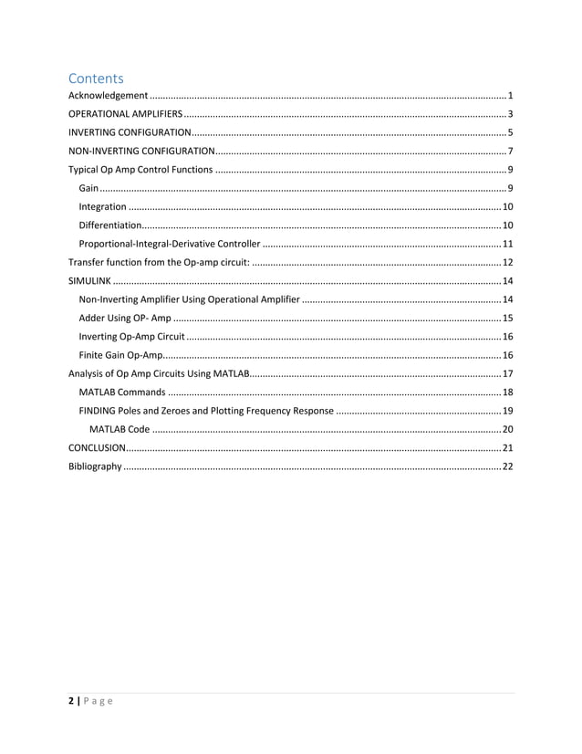 Operational Amplifiers with MATLAB | PDF | Digital Audio | Computer Software and Applications