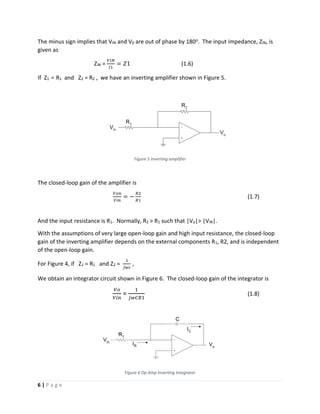 Operational Amplifiers with MATLAB | PDF