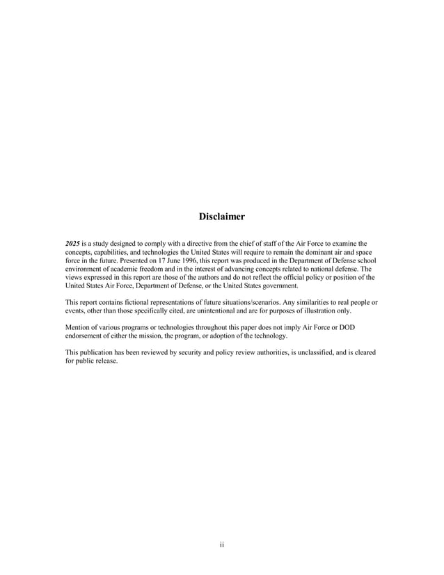 Operational analysis for air force 2025 | PDF