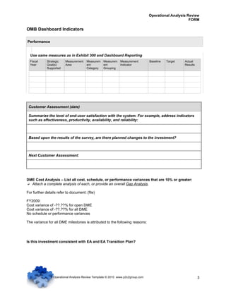 Operational analysis review_jan2010_p2c2 | PDF | Business Accounting ...