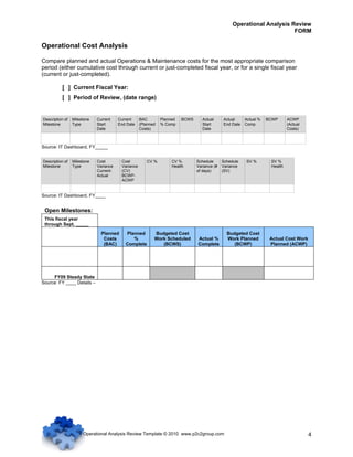 Operational analysis review_jan2010_p2c2 | PDF | Business Accounting ...