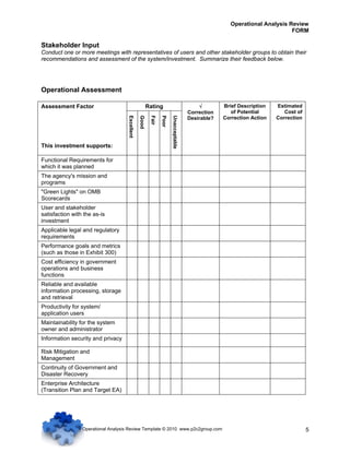 Operational analysis review_jan2010_p2c2 | PDF | Business Accounting ...