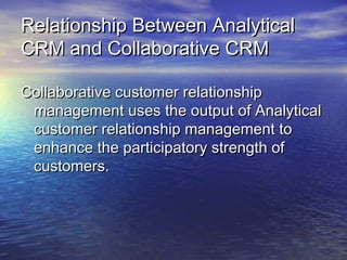 crm, customer realtionship | PPT