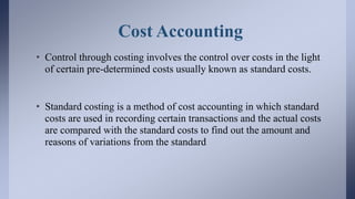 Operational and financial control techniques | PPTX