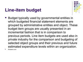 Operational budgeting | PPT