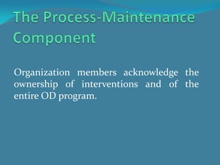 Operational components of od | PPTX