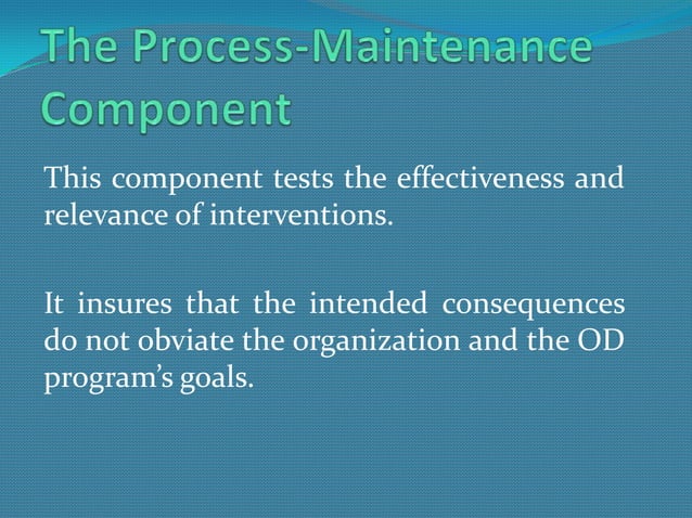 Operational components of od | PPTX