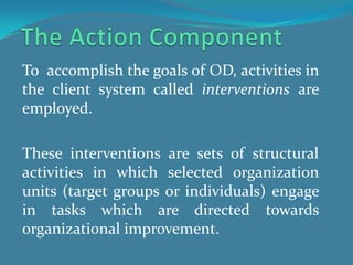 Operational components of od | PPTX