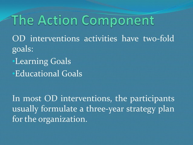Operational components of od | PPTX