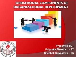 Operational components of OD - By Priyanka & Shephali | PPTX