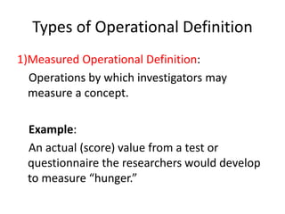 Operational definition | PPTX