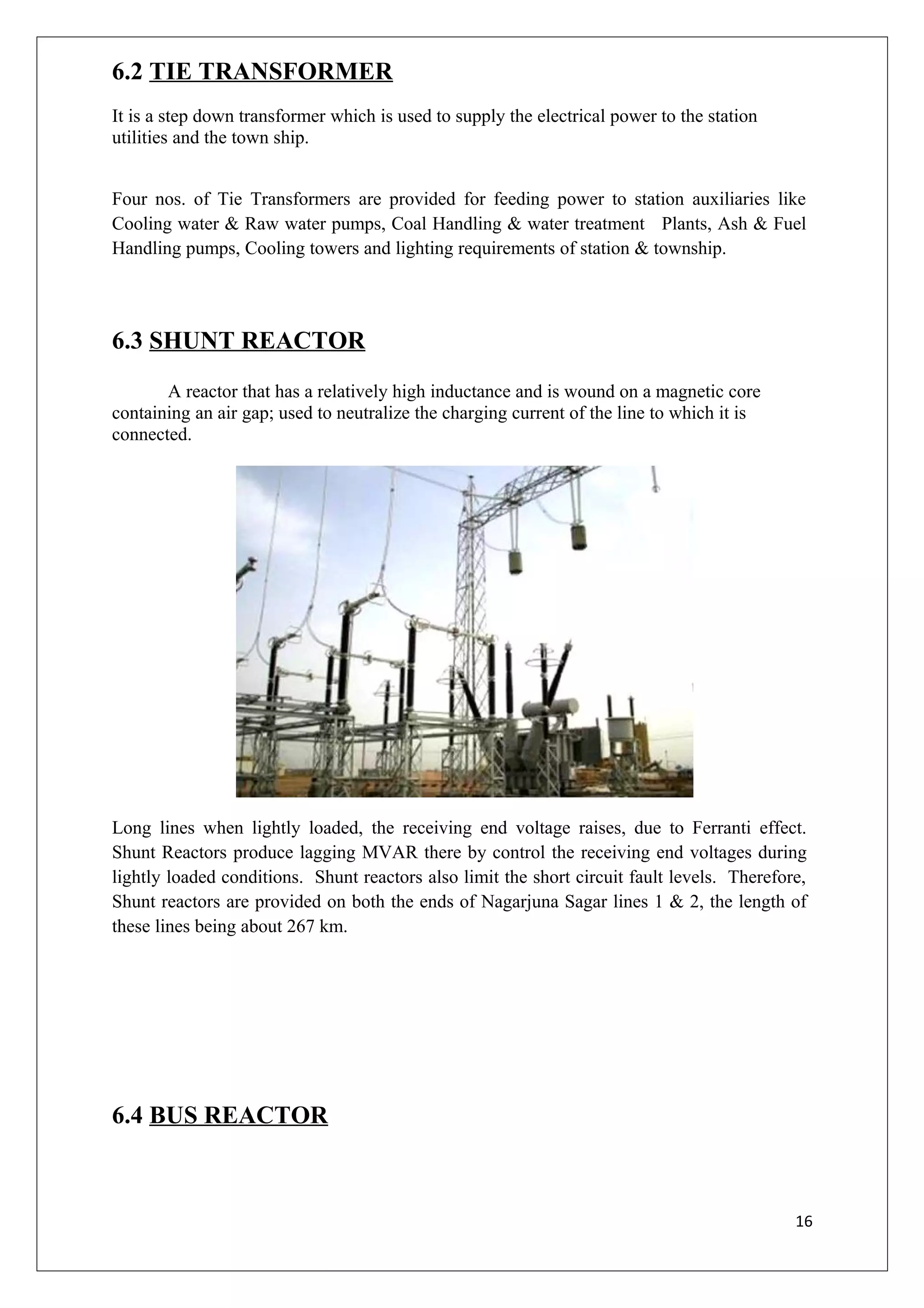 Operational description of 400kv switchyard NTPC Ramagundam RSTPS | DOC