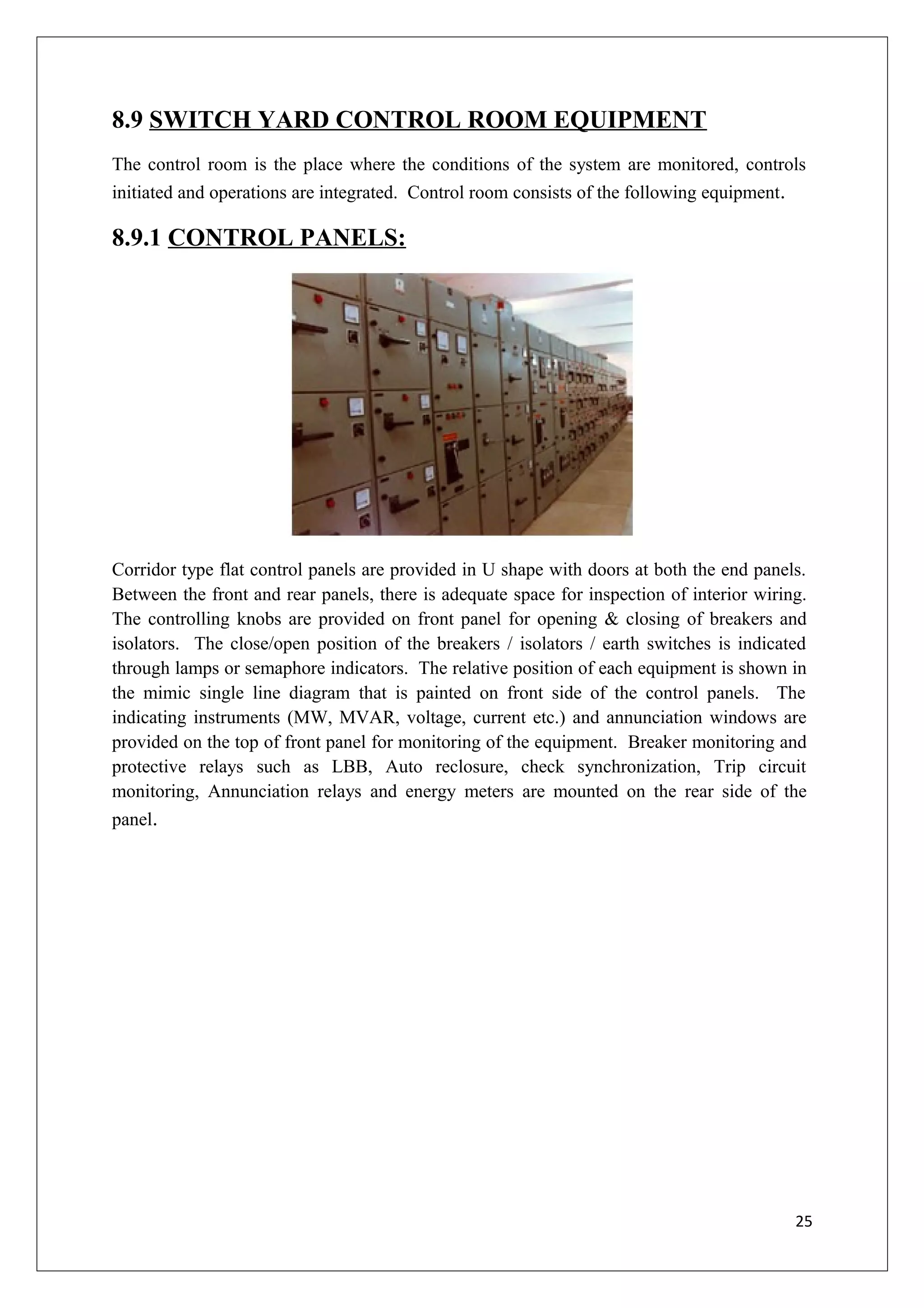 Operational description of 400kv switchyard NTPC Ramagundam RSTPS | DOC